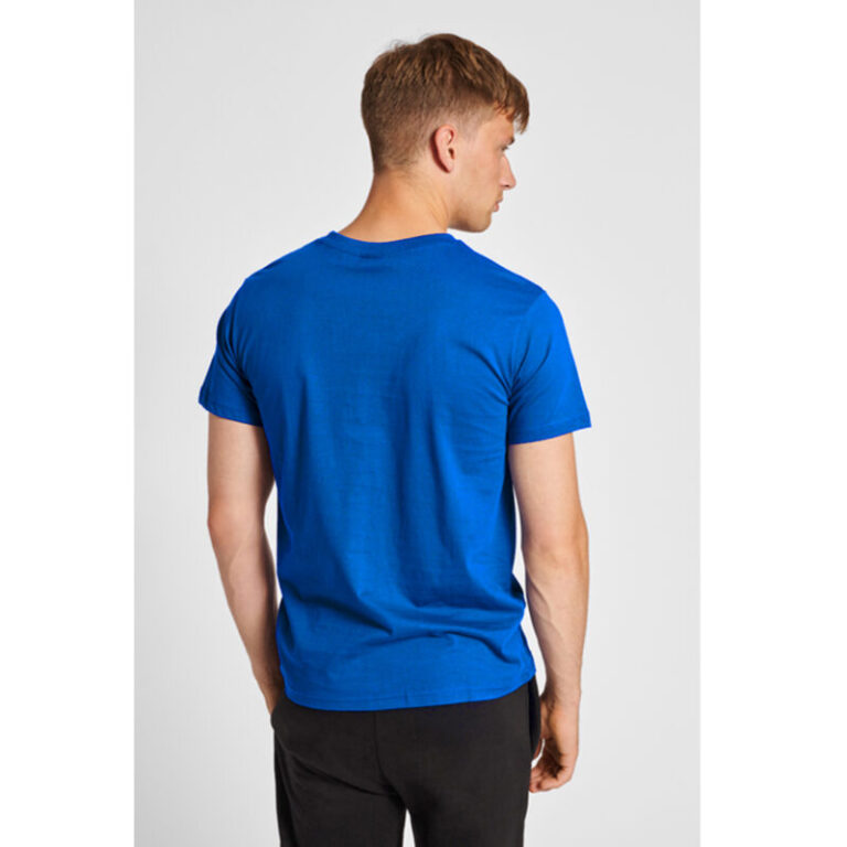 LA Shocking Blue Basic Round Neck T-Shirt. - lara.pk