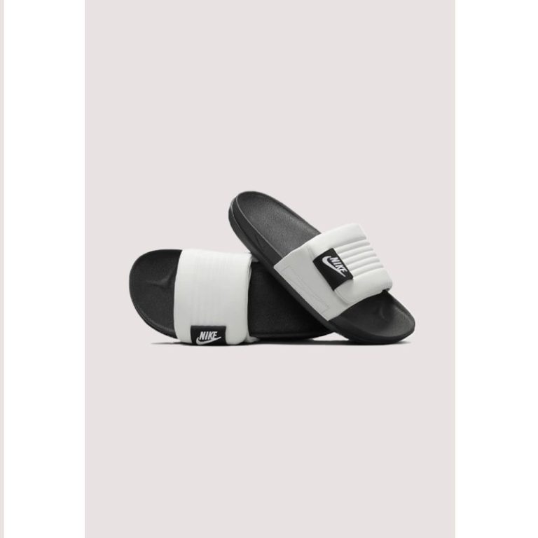 NIKE OFFCOURT WHITE-BLACK ADJUST SLIDE REVIVE FOAM - lara.pk